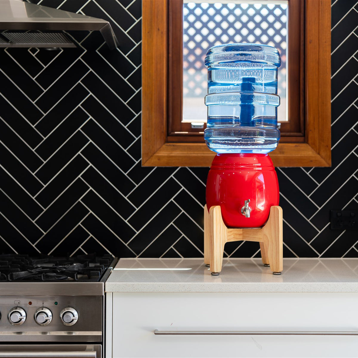 Premium Ceramic Dispenser – “Wonder Well - Sara” (Dispenser + 4 x 15L ...